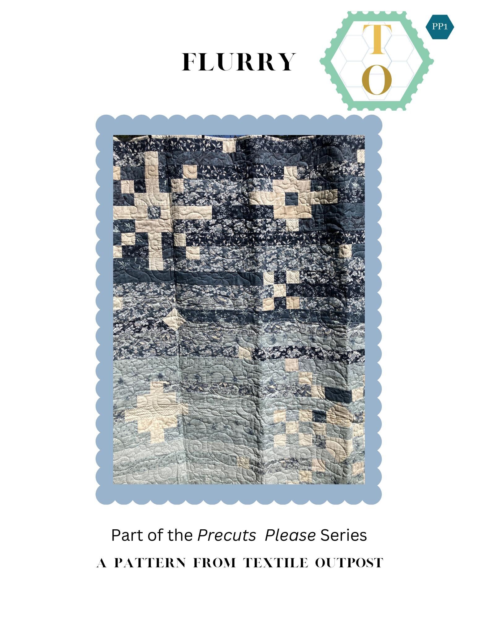 Flurry: PDF Quilt Pattern - Digital Download - Part of the Precuts ...