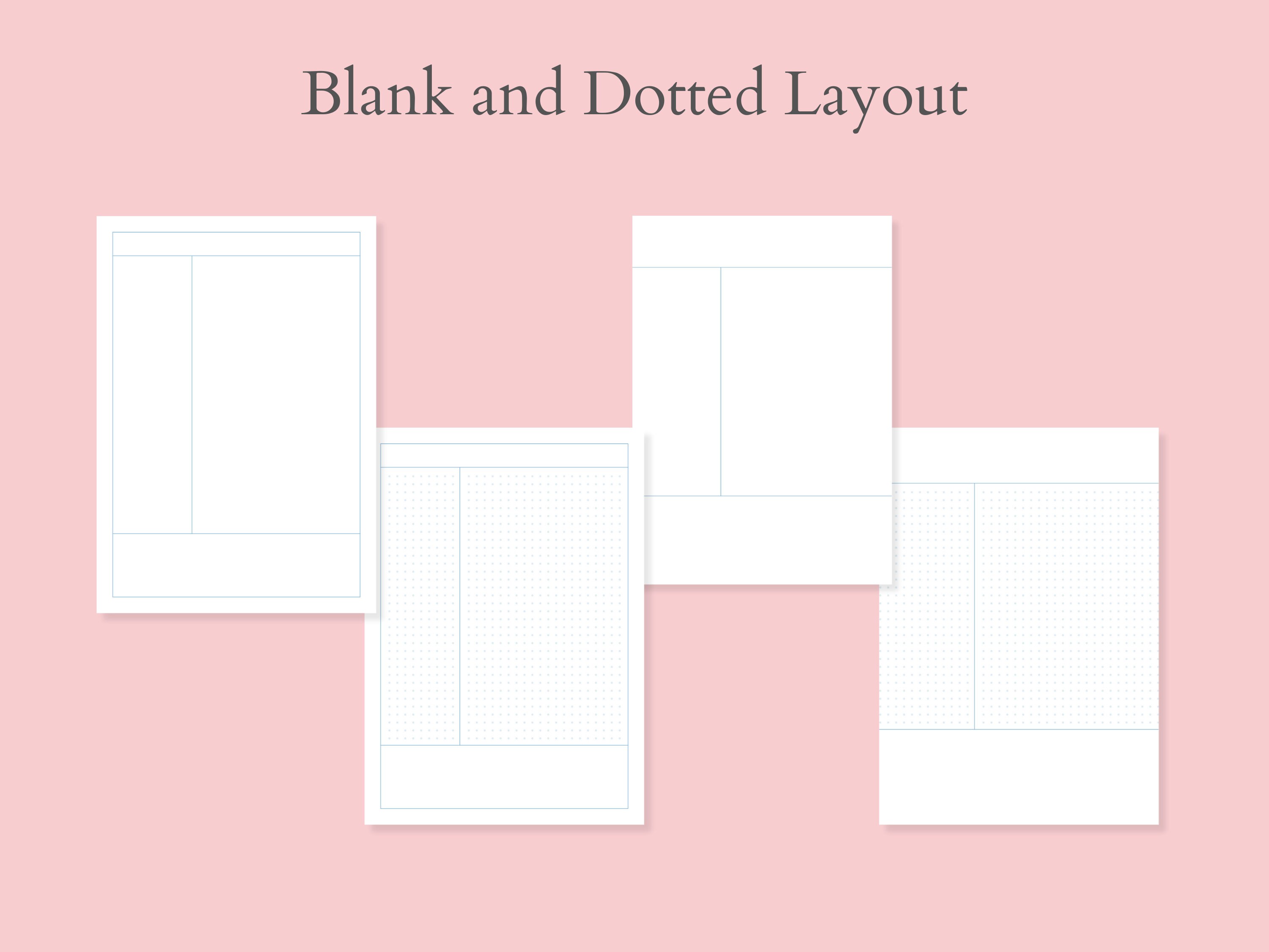 Cornell Note Printable 8 Layout A4 Letter B5 A5 Cornell Note Taking ...