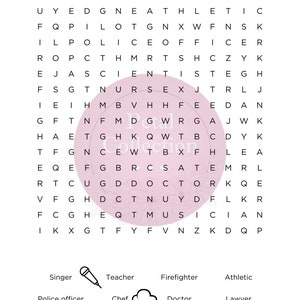 Printable Word Search for Pre School Kids 12 Pages Weekends Fun ...