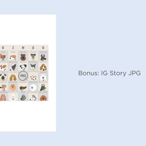 Dog-themed Bingo Cards 60 Pages Printable |a4|a5|letter|half Letter|b5 ...