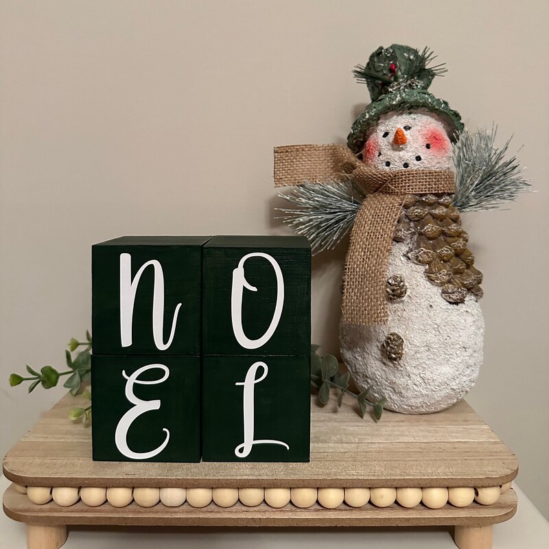 Christmas Blocks - Etsy