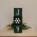 Christmas JOY Stackable Blocks in Green - Etsy