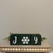 Christmas JOY Stackable Blocks in Green - Etsy
