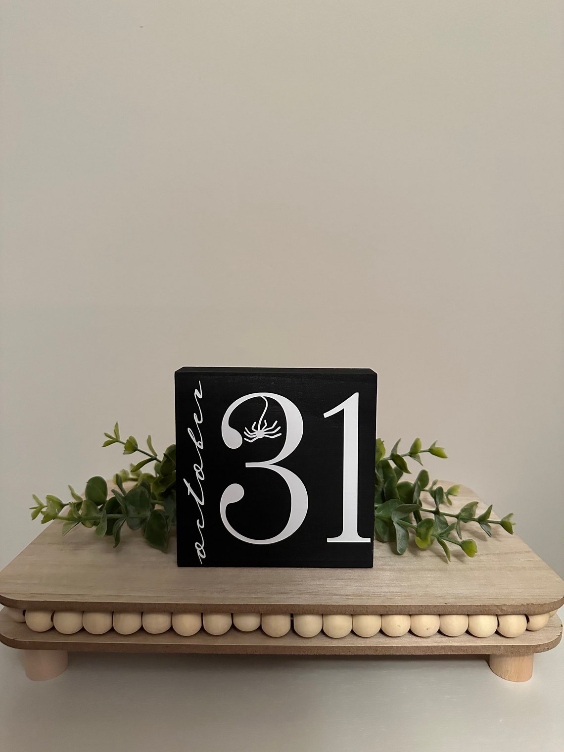 October 31st Mini Spooky Halloween Tiered Tray Sign - Etsy