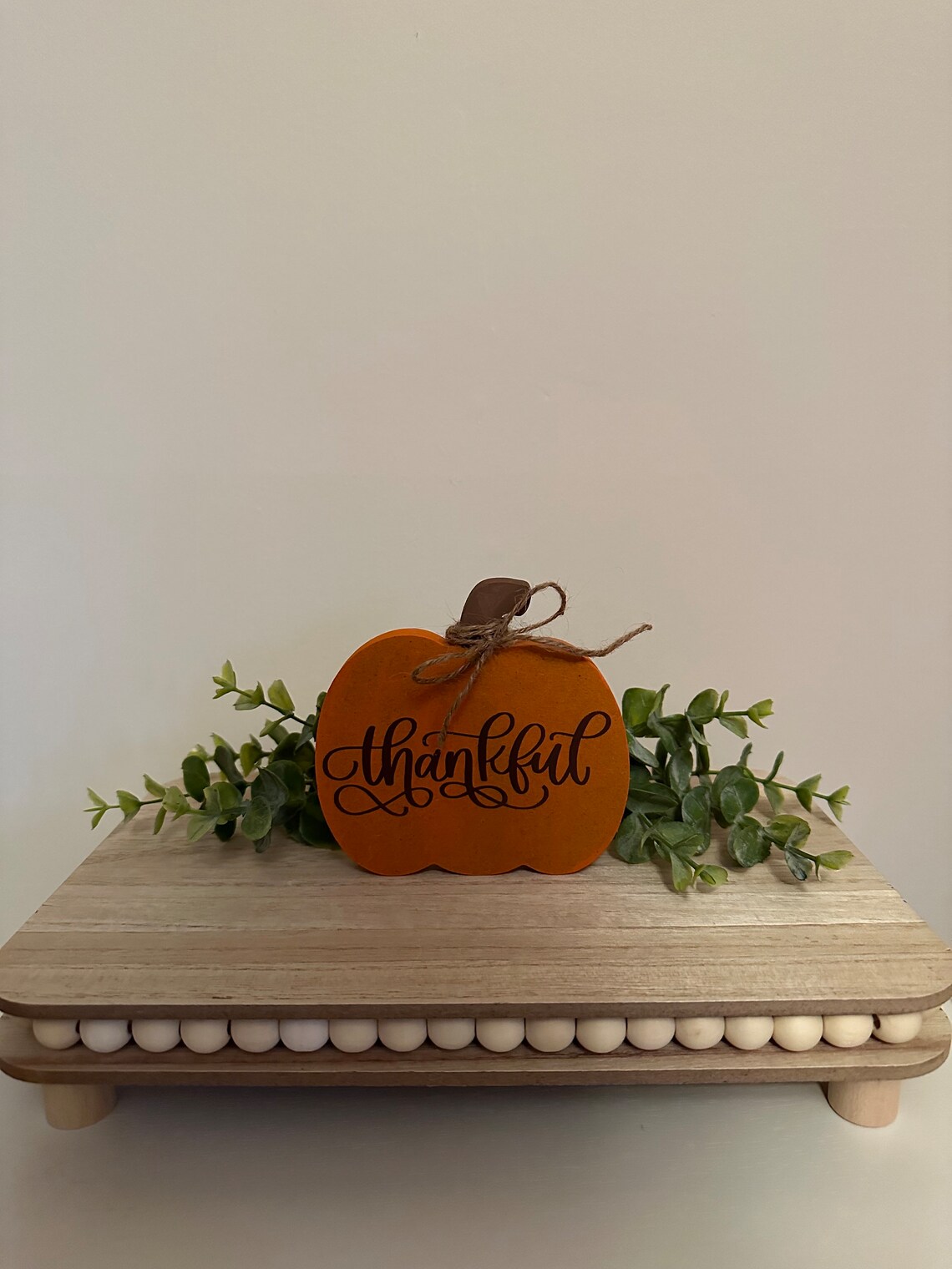Grateful & Thankful Fall Wooden Pumpkins Set - Etsy