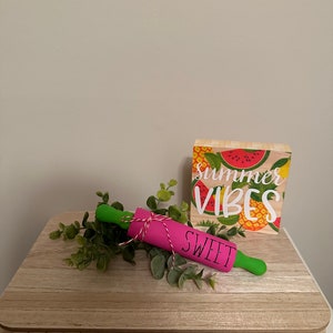 Summer Vibes Summer Fruit Tiered Tray Sign - Etsy