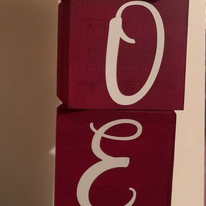 Noel Christmas Stackable Blocks - Etsy