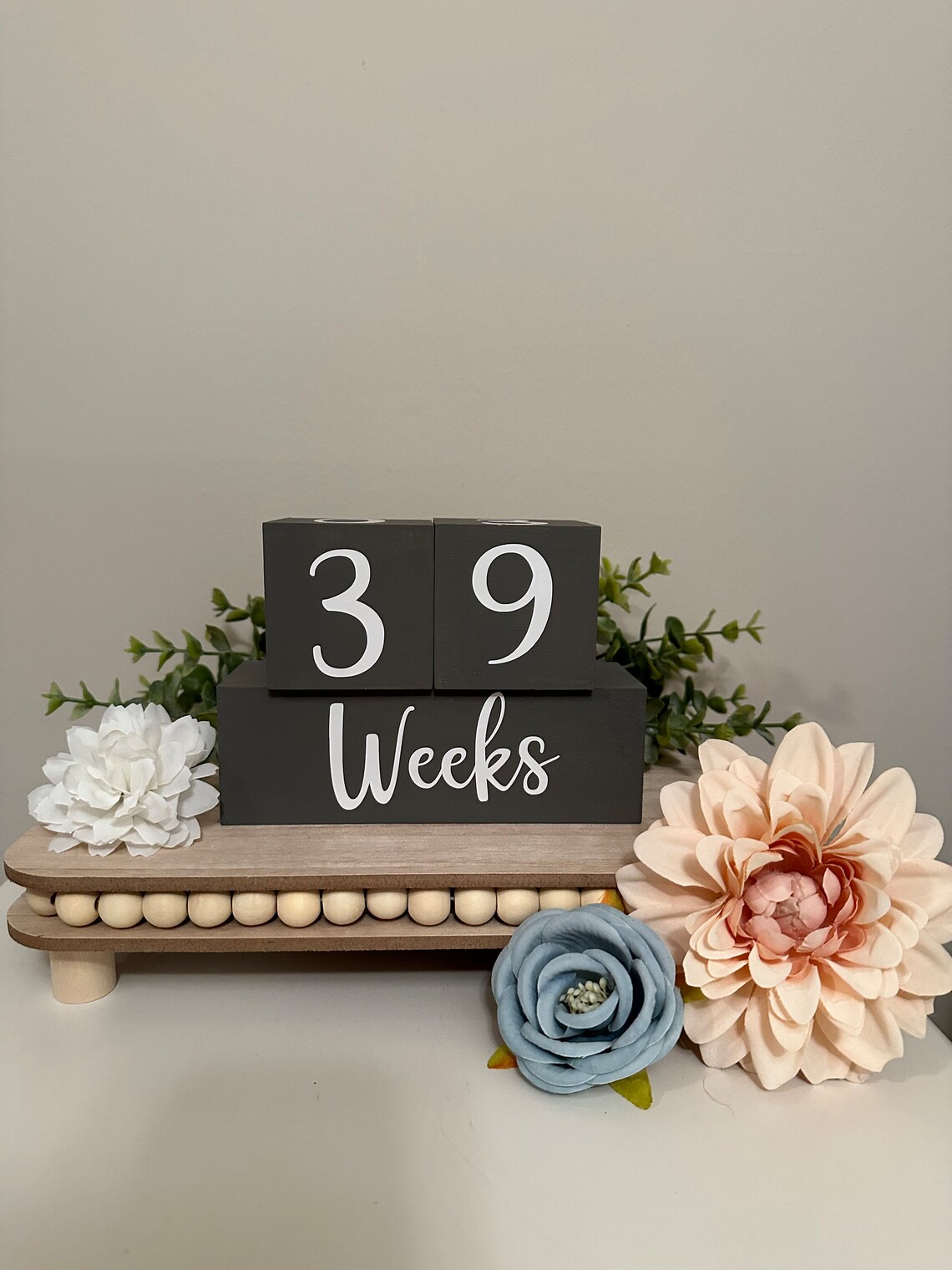 Gender Neutral Baby Milestone Blocks - Etsy