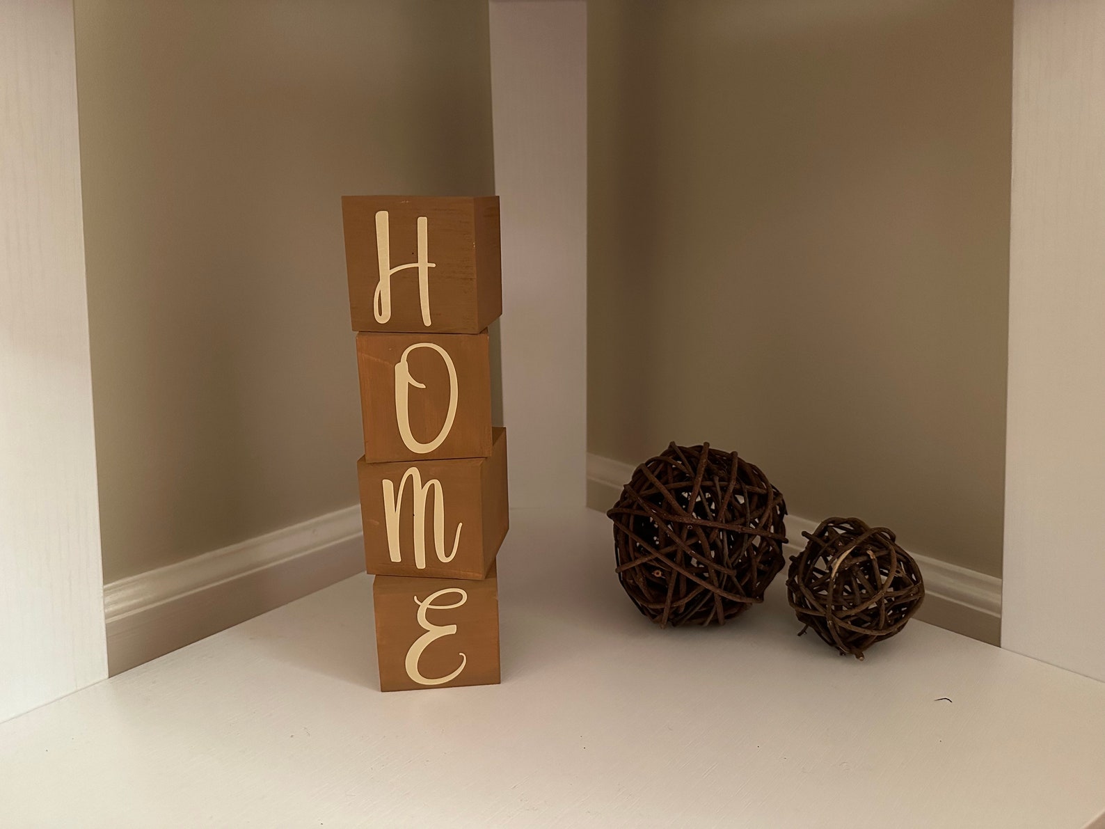 Neutral Interchangeable Stacking Home Blocks - Etsy