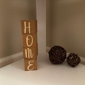 Neutral Interchangeable Stacking Home Blocks - Etsy