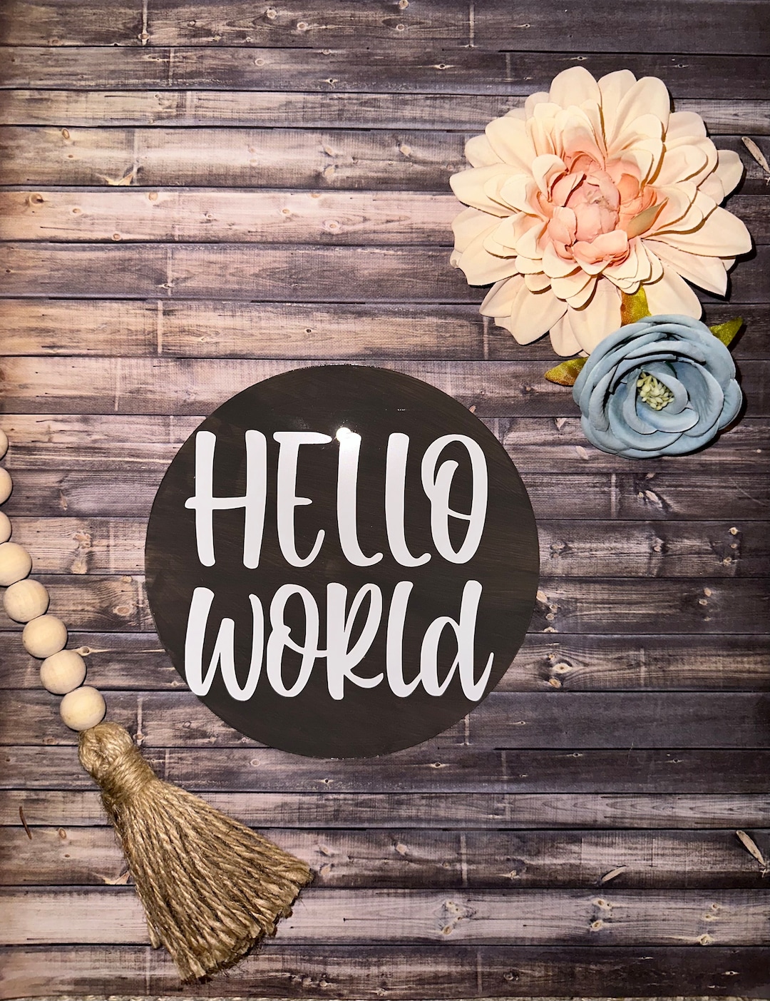 Newborn Hello World or Hello I'm New Here Photo Prop - Etsy