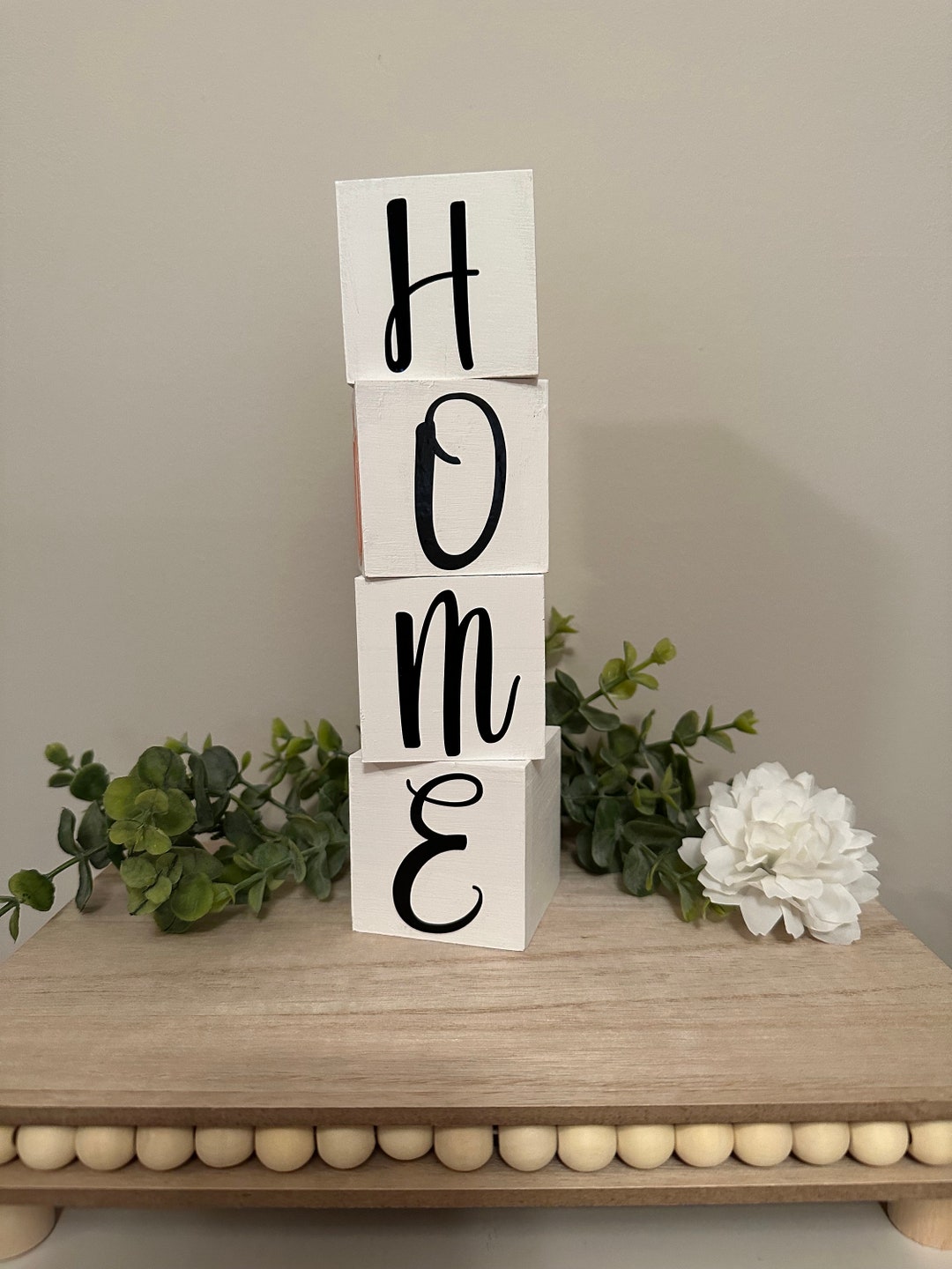 Seasons & Holidays Stackable HOME Blocks - Etsy