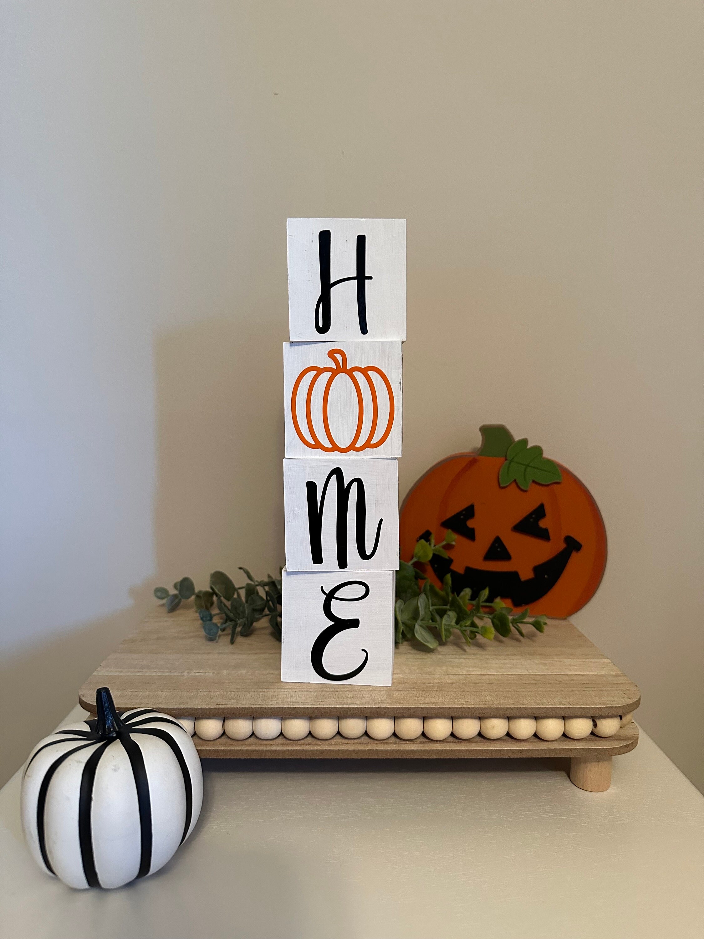 Seasons & Holidays Stackable HOME Blocks - Etsy