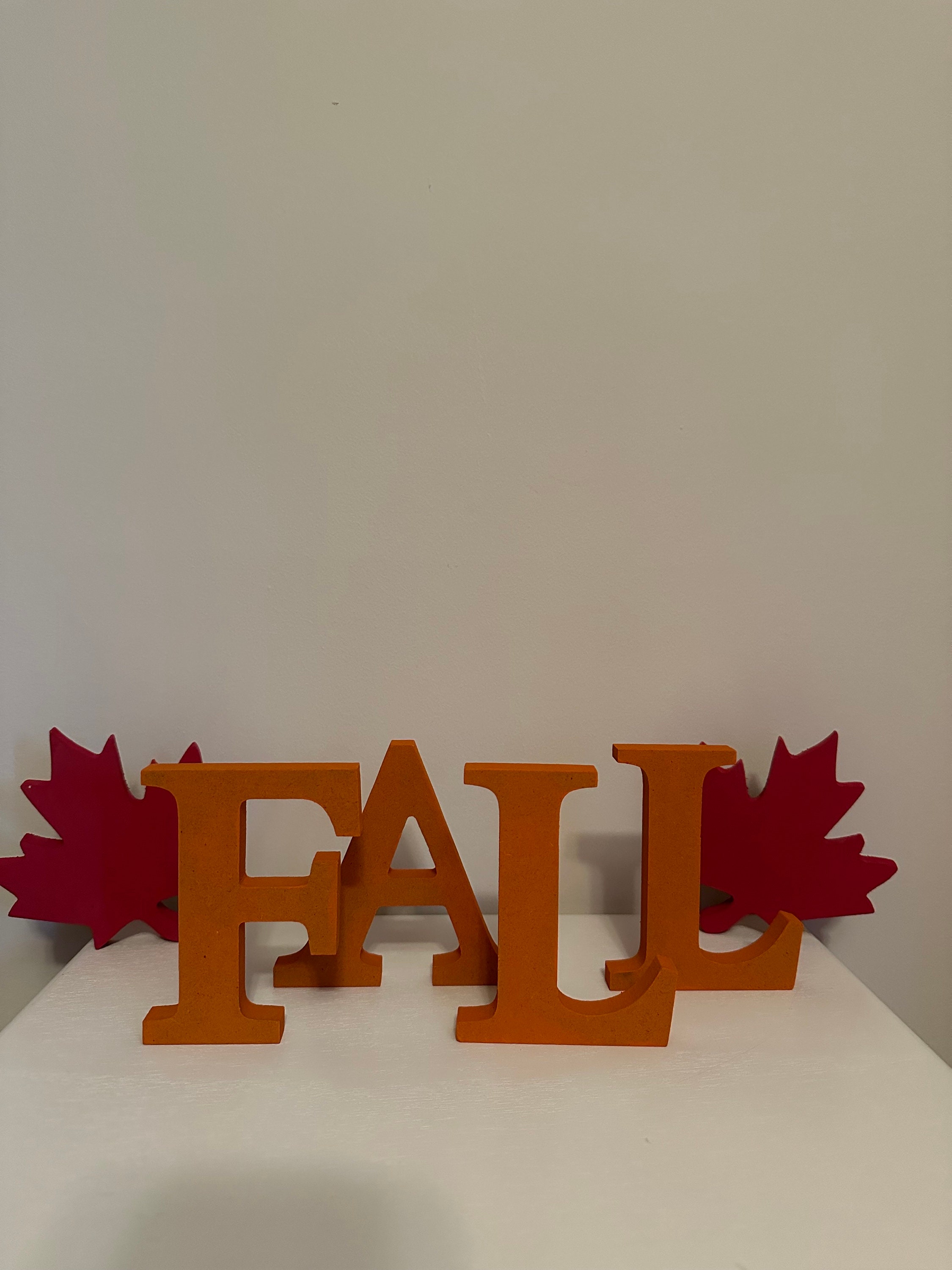 Wooden Fall Sign With Maple Leaves - Etsy