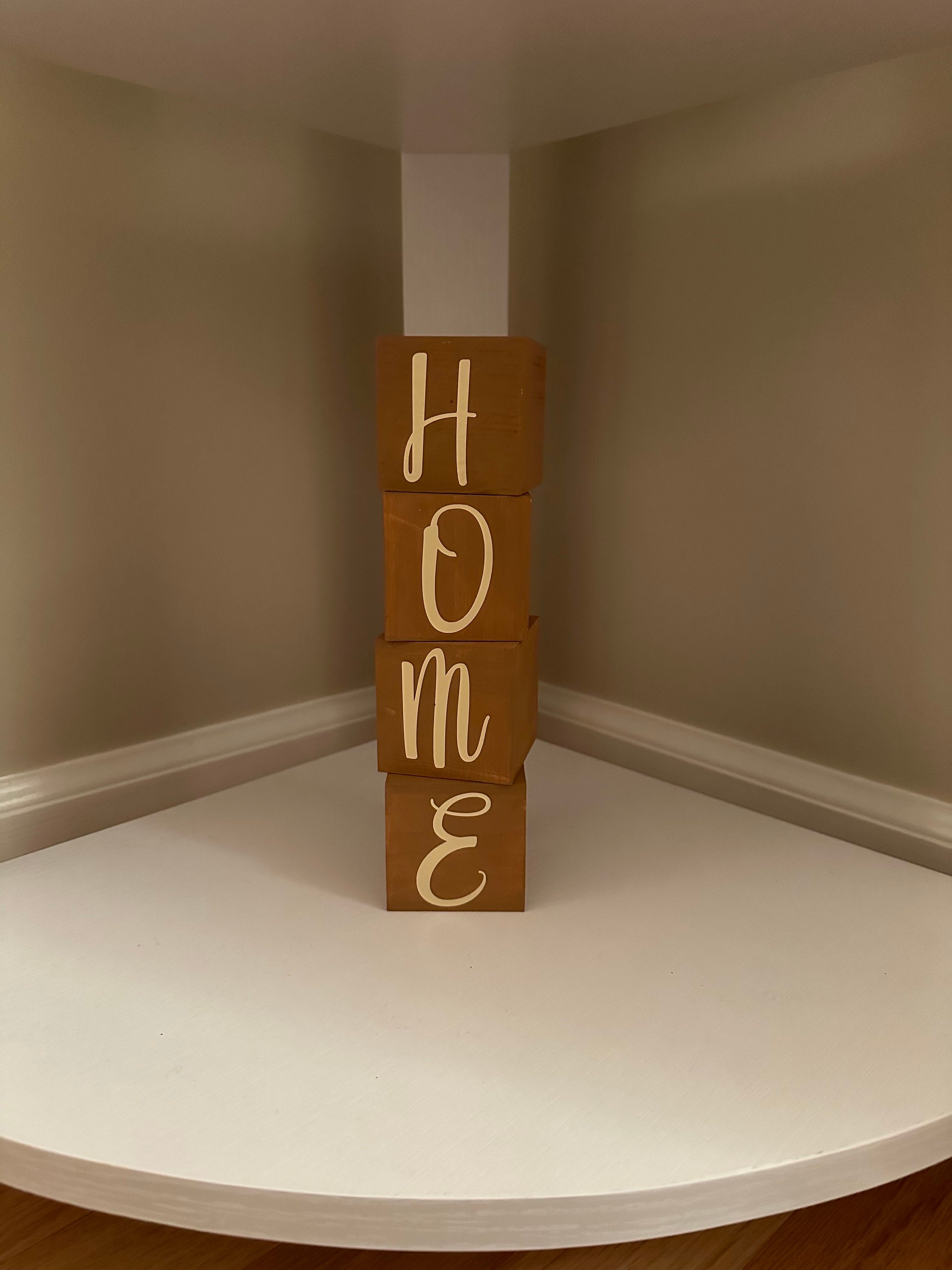 Neutral Interchangeable Stacking Home Blocks - Etsy