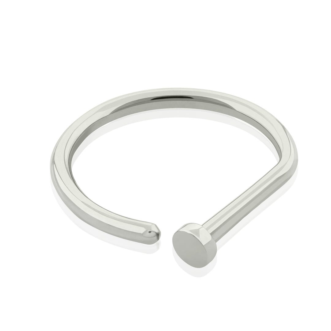 18g Implant Grade Titanium D-ring for Nose Piercings, Nose Hoop Implant ...