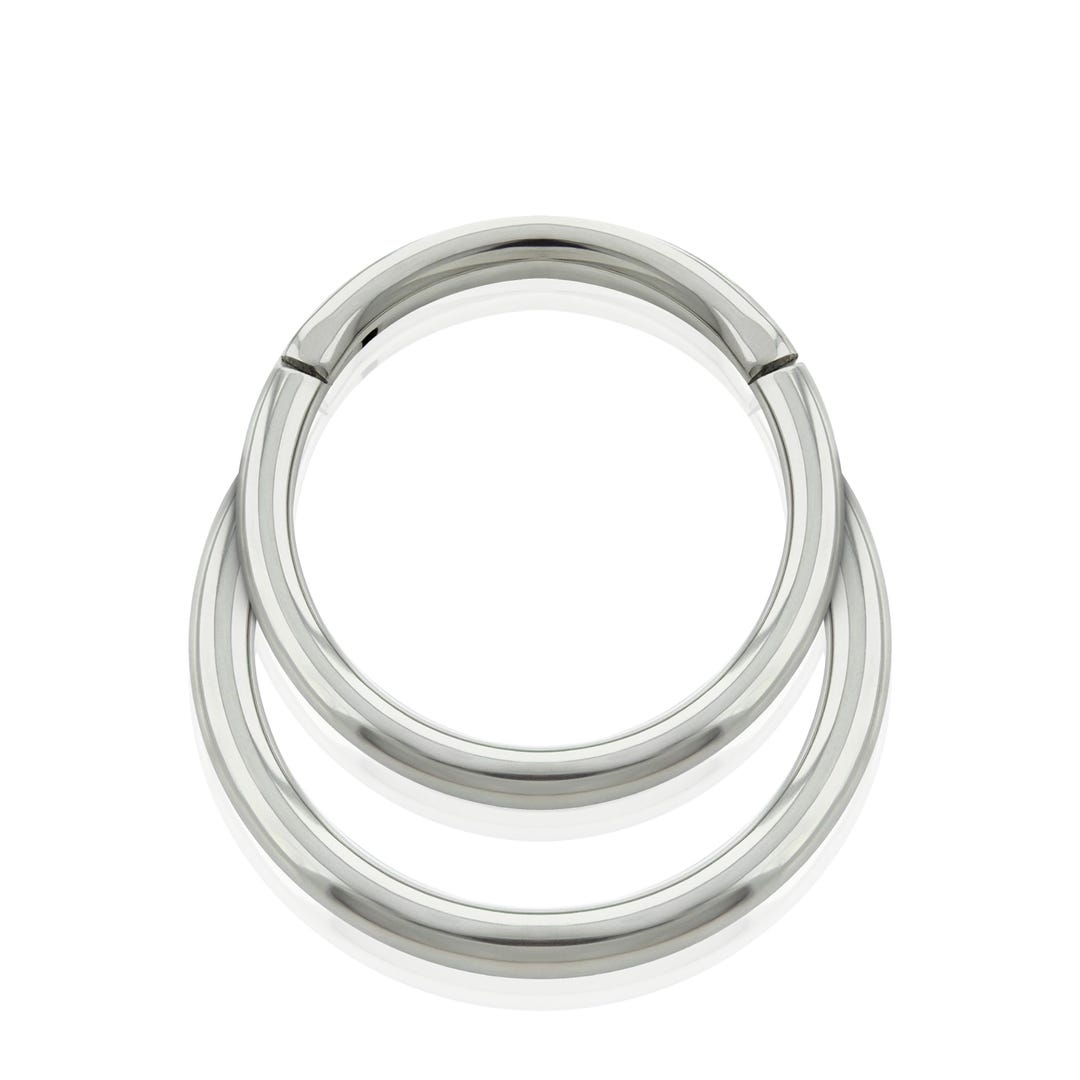 Clicker Rings: 16g Titanium Double Hinged Hoops Patterns for Cartilage ...