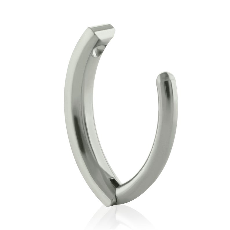 14g Implant Grade Titanium Rail Clicker for Belly Button, Navel Jewelry ...