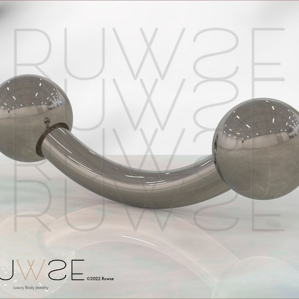 Curved Barbell - Etsy
