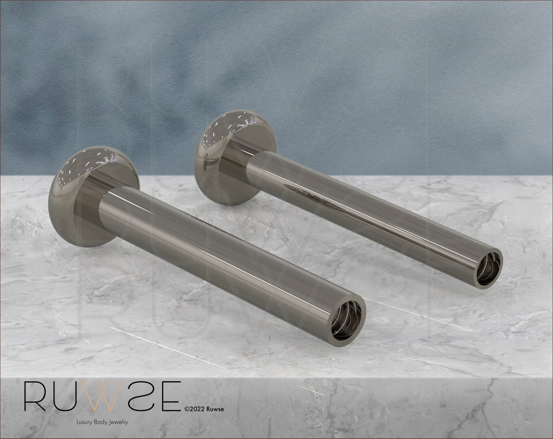 Threaded Backs: Implant Grade Titanium Small Back Threaded Labrets in ...