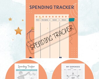 Expense Tracker Expense Log Expense Planner Digital Notability ...