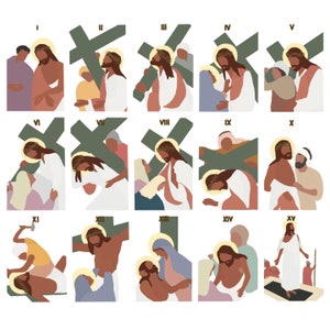 Stations of the Cross Instant Download Printable Stations of the Cross ...