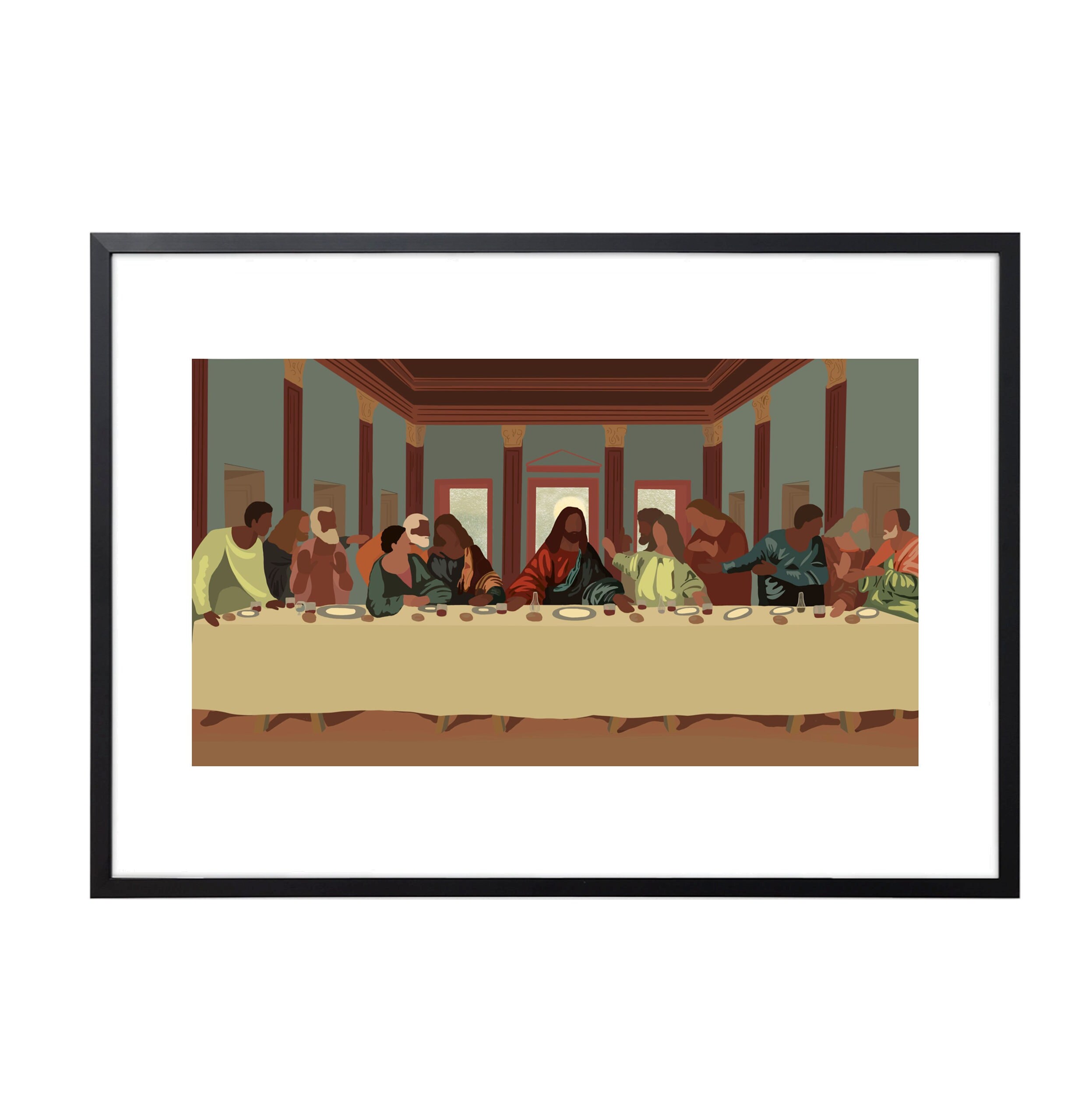 The Last Supper Instant Download Catholic Art Lent Art Easter Art Last ...