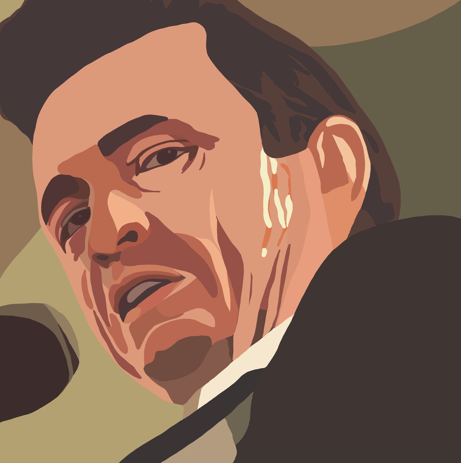 Johnny Cash Hand Drawn DIGITAL PRINT (the King of Country Music, "i ...