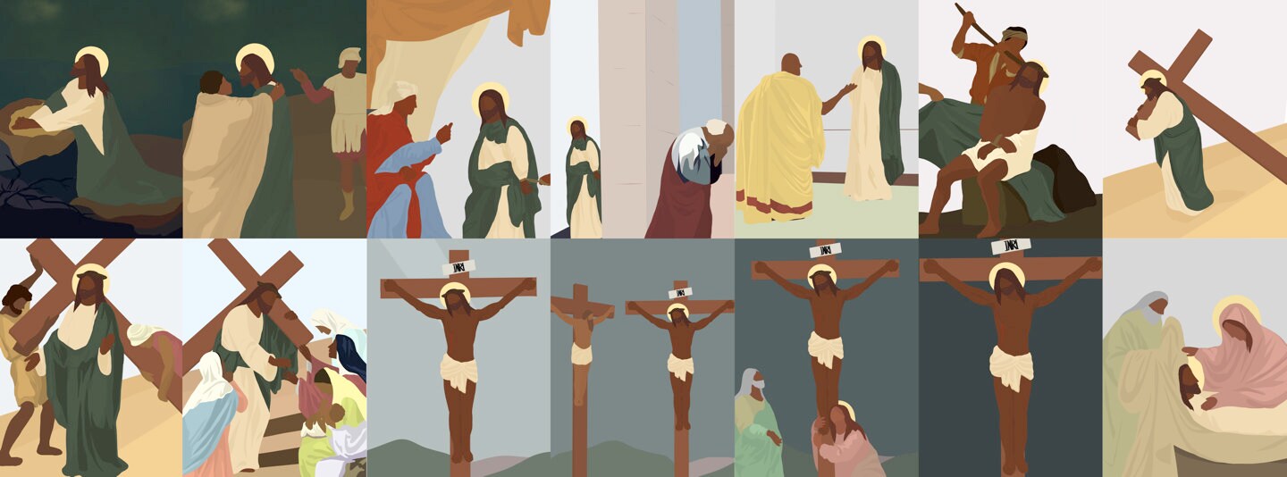 Stations of the Cross Instant Download Printable Stations of the Cross ...