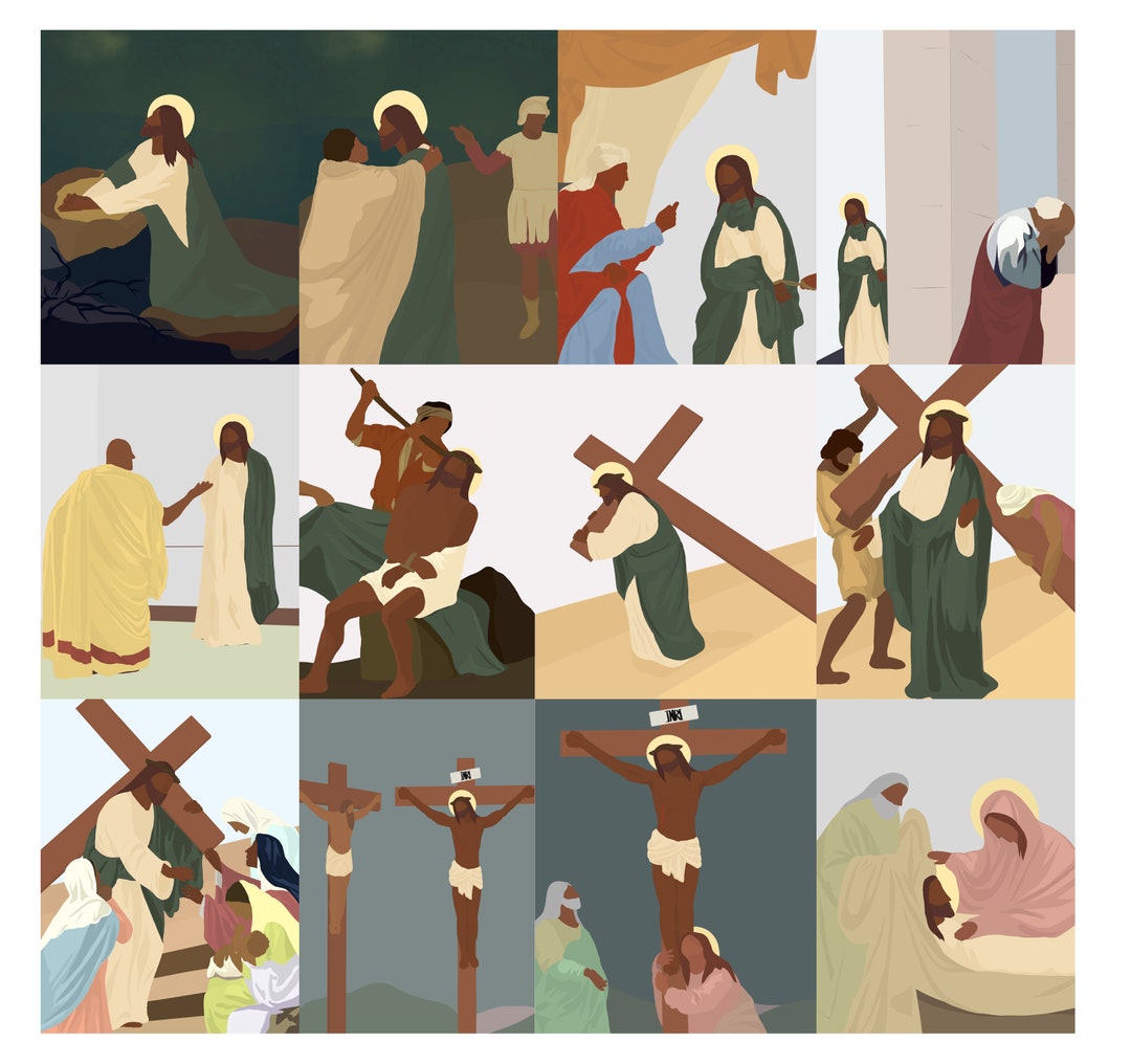 Stations of the Cross Instant Download Printable Stations of the Cross ...