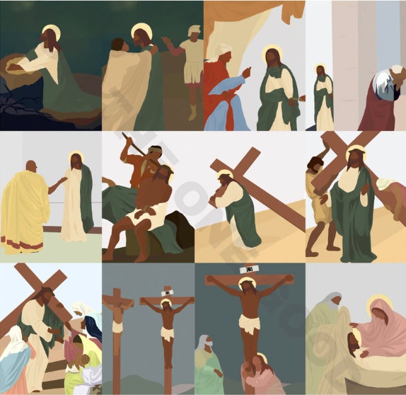 Stations of the Cross Instant Download Printable Stations of the Cross ...