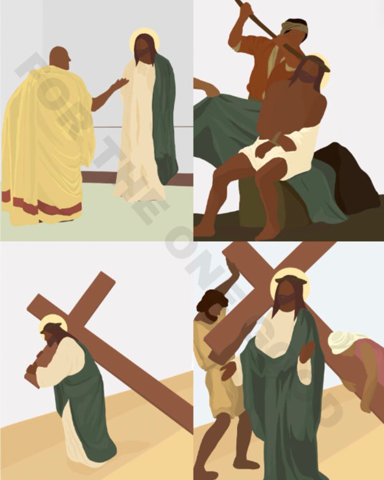 Stations of the Cross Instant Download Printable Stations of the Cross ...