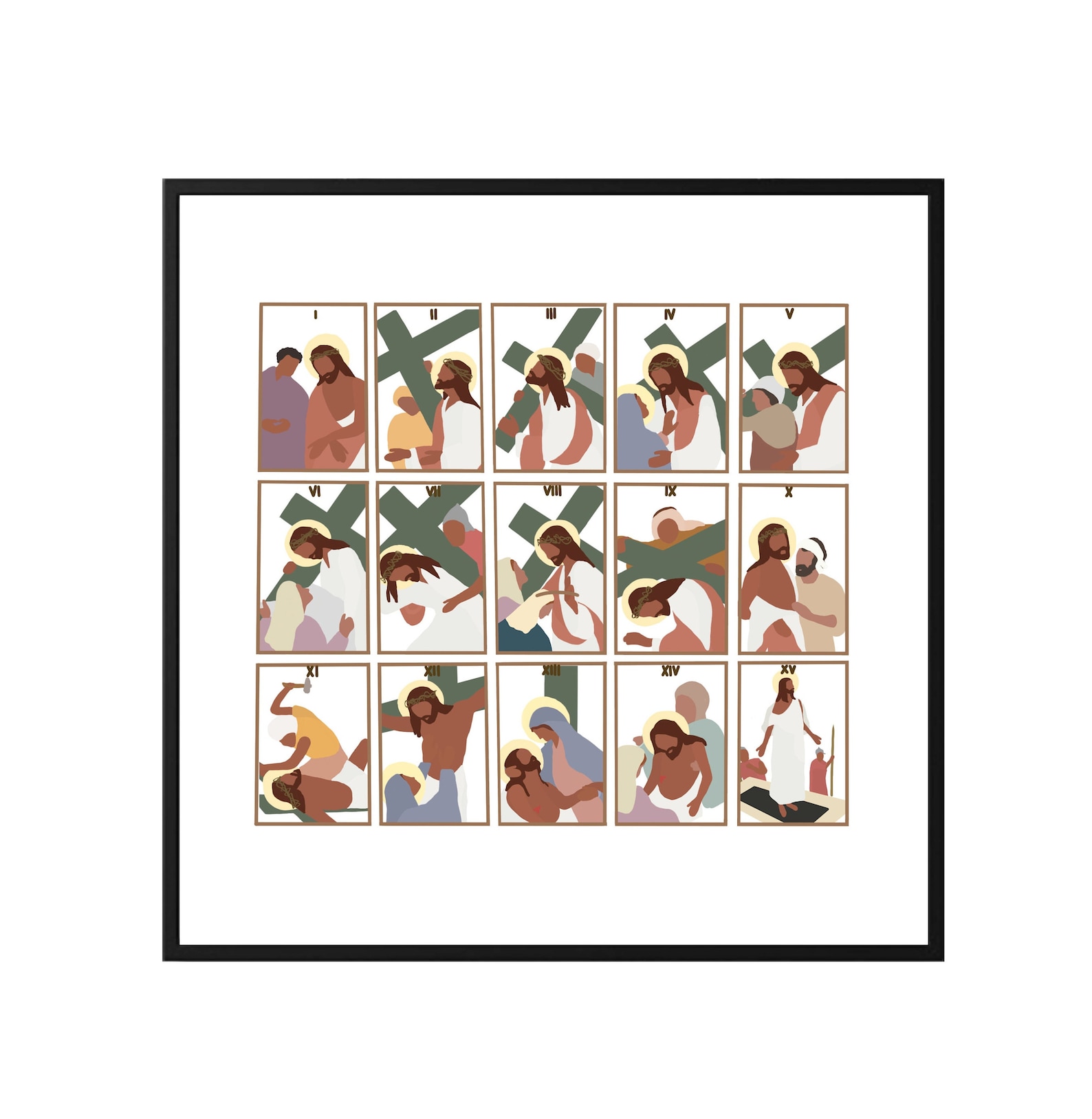 Stations of the Cross Instant Download Printable Stations of the Cross ...