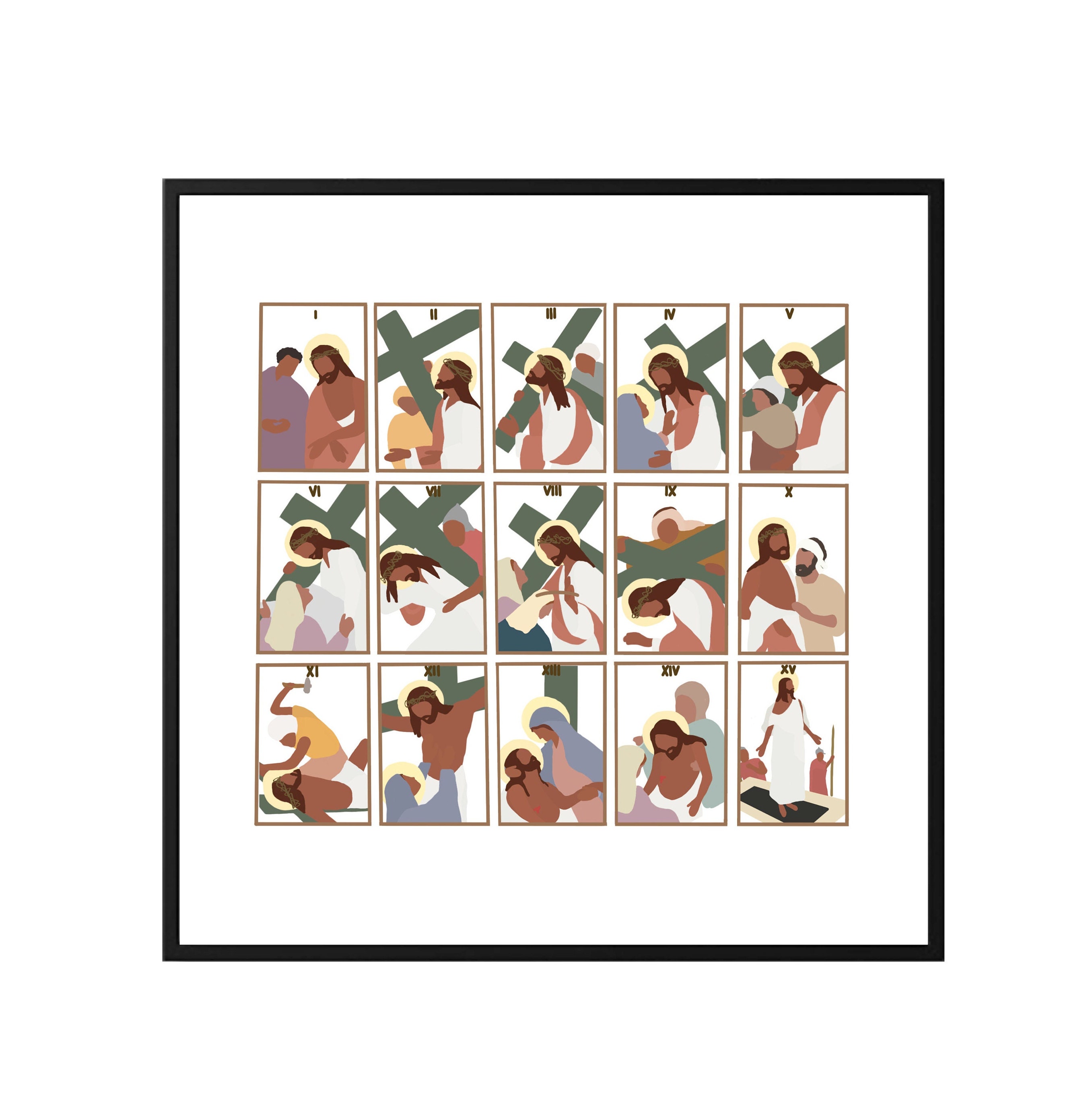 Stations of the Cross Instant Download Printable Stations of the Cross ...