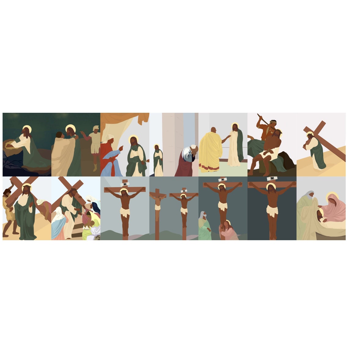 Stations of the Cross Instant Download Printable Stations of the Cross ...