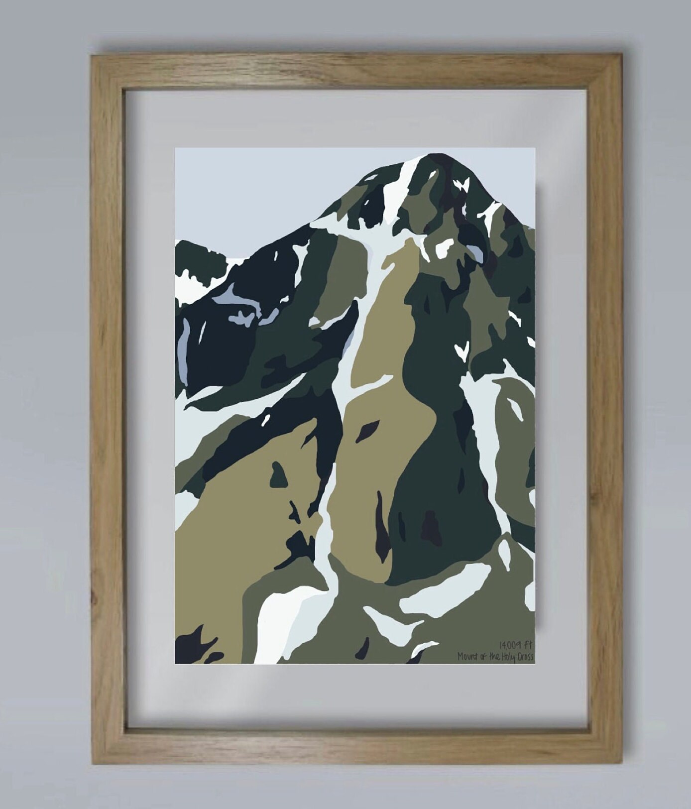 Mount of the Holy Cross 14er DIGITAL PRINT | Mt. of the Holy Cross, Mt ...