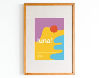 Carl Schweninger Luna Print Poster - Etsy