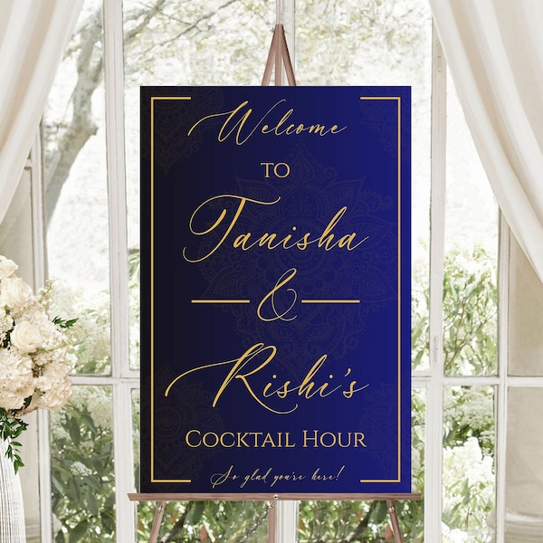 Cocktail Hour Sign - Etsy