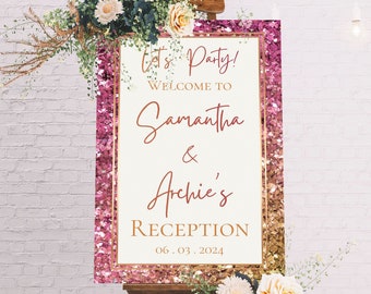 Cocktail Party Welcome Sign Cocktail Party Welcome to Cocktail Hour ...