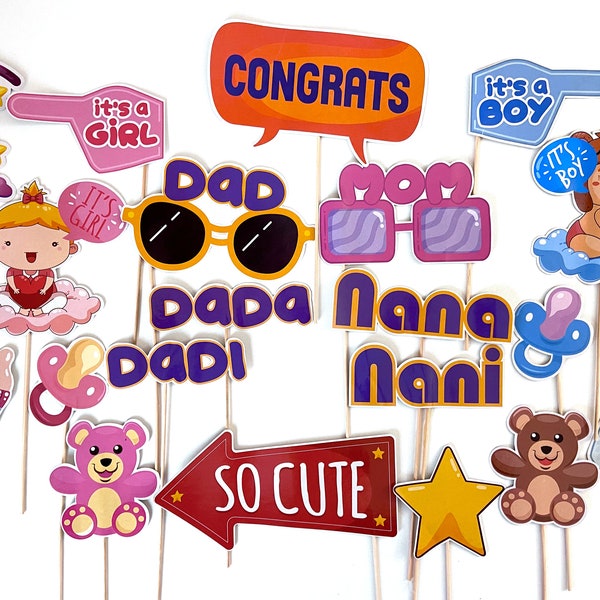 Baby Shower Props - Etsy