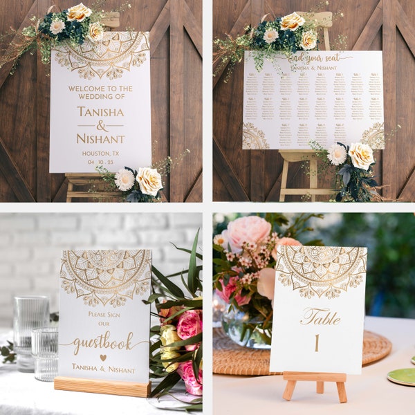 Seating Chart Wedding Mandala - Etsy
