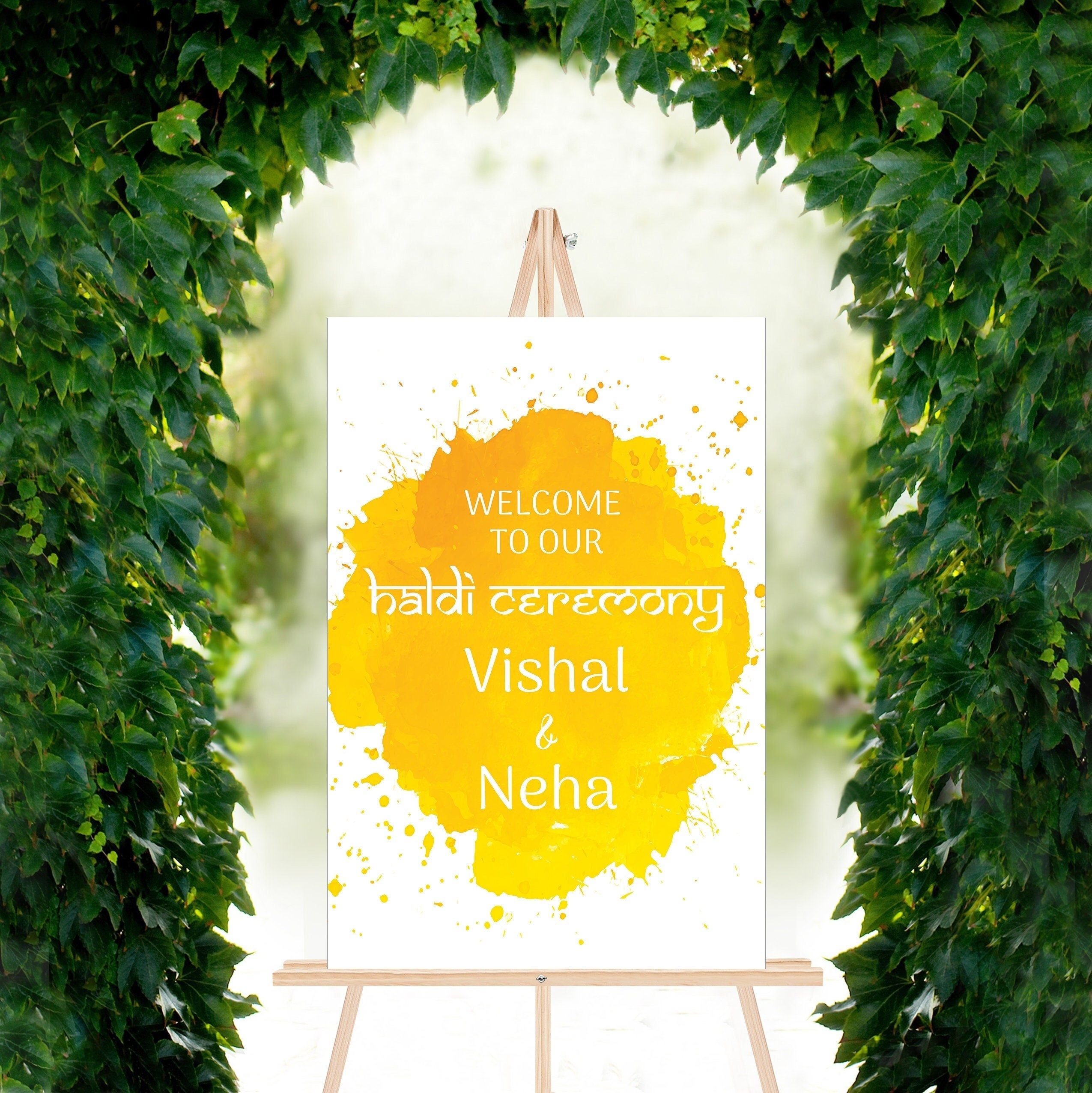 Haldi Welcome Sign Welcome to Haldi Sign Haldi Pithi Welcome Board ...