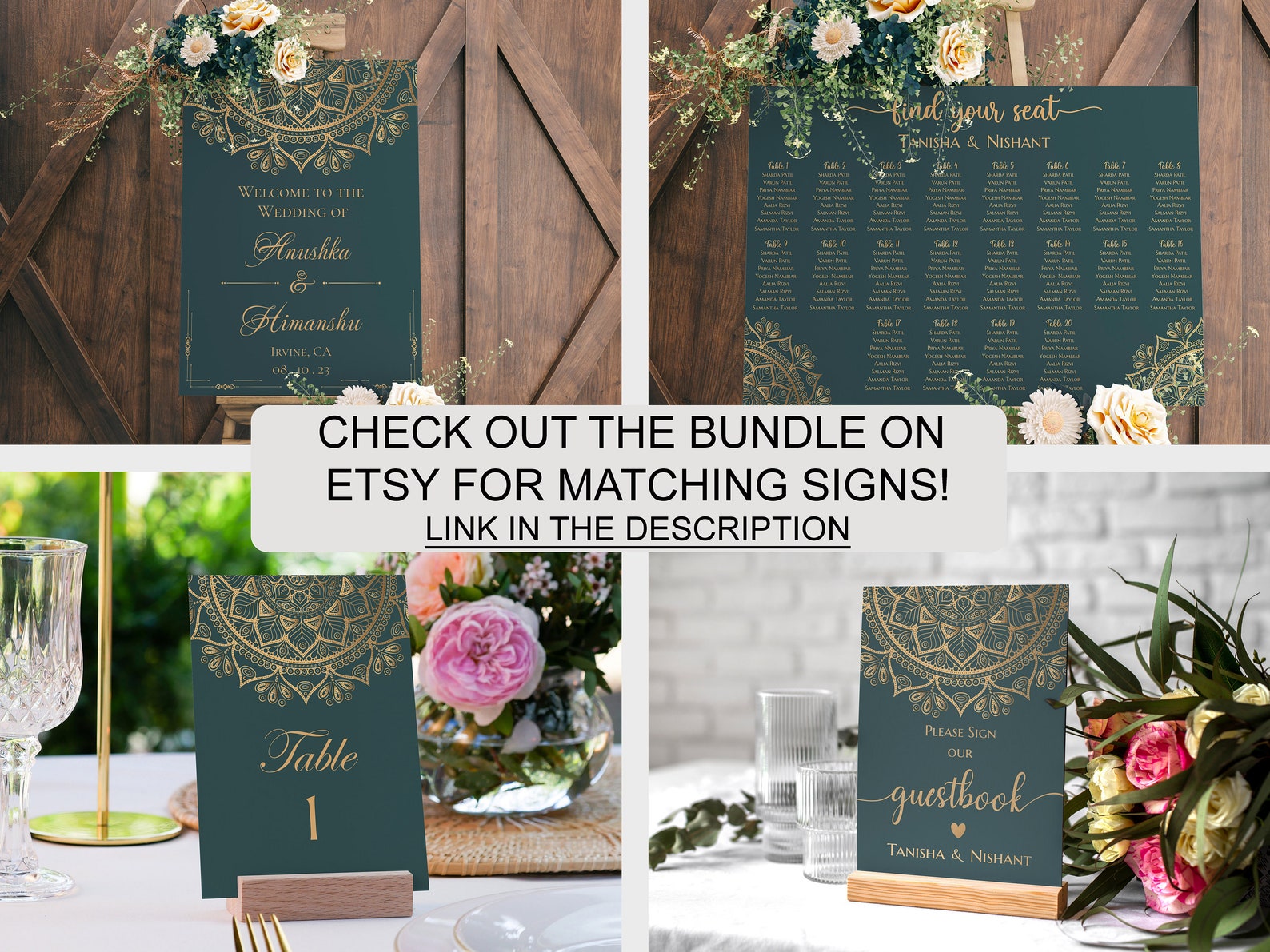 Seating Chart Template for Indian Wedding Alphabetical Seating Chart ...