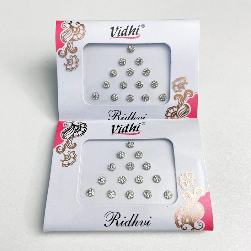 Indian Bindis Silver - Etsy