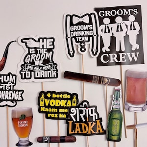 Bachelor Party Props Boys Party Decor Props for Indian Bachelor Party ...