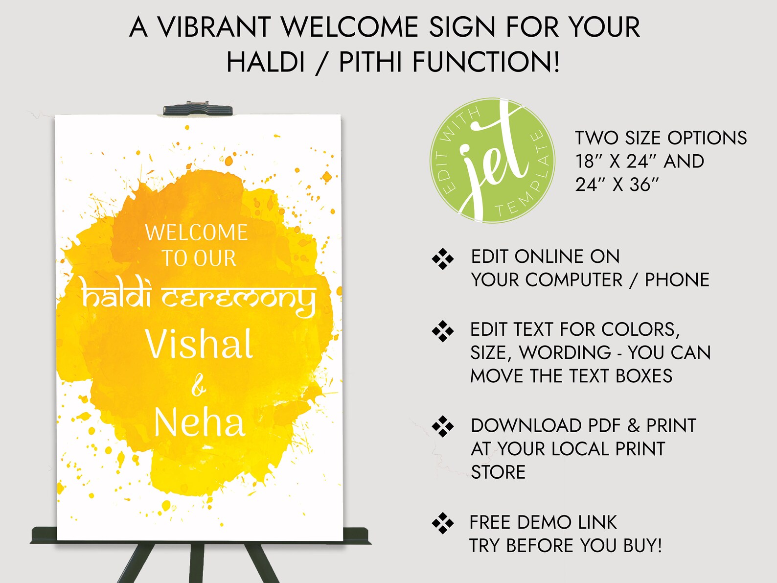 Haldi Welcome Sign Welcome to Haldi Sign Haldi Pithi Welcome Board ...