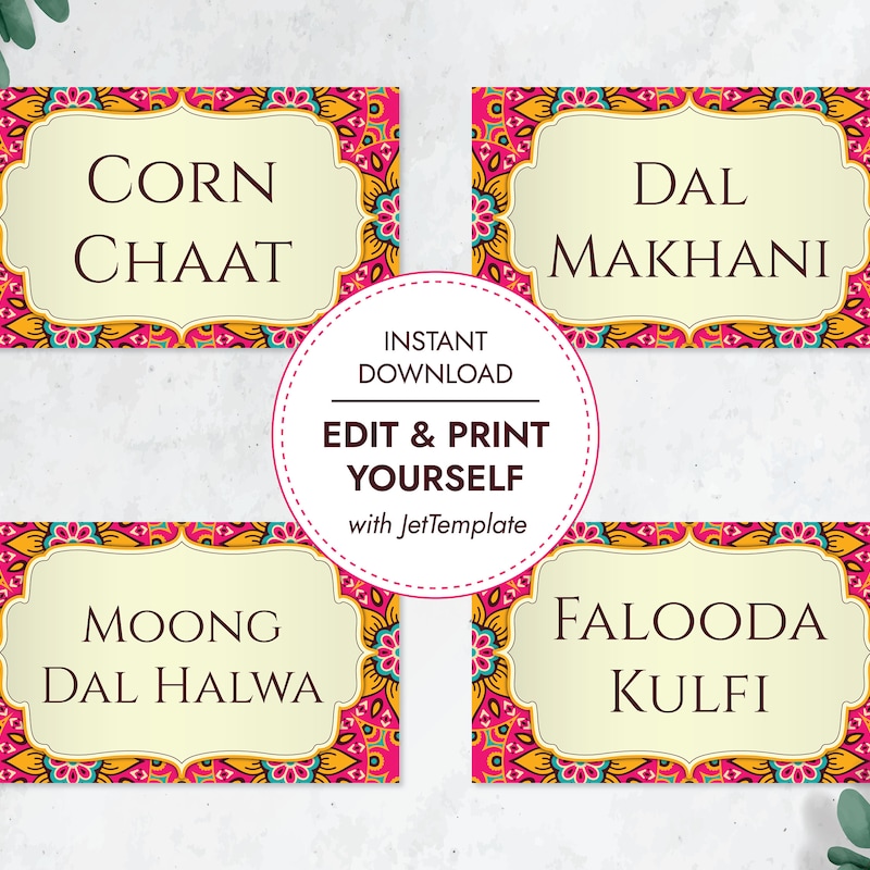 Indian Buffet Food - Etsy