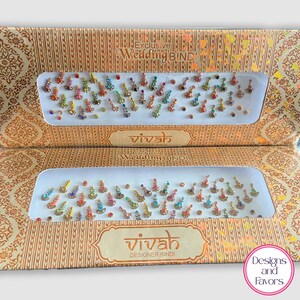 Bindi Pack Bridal Bindi Wedding Bindi Multicolored Bindi Designer Bindi ...