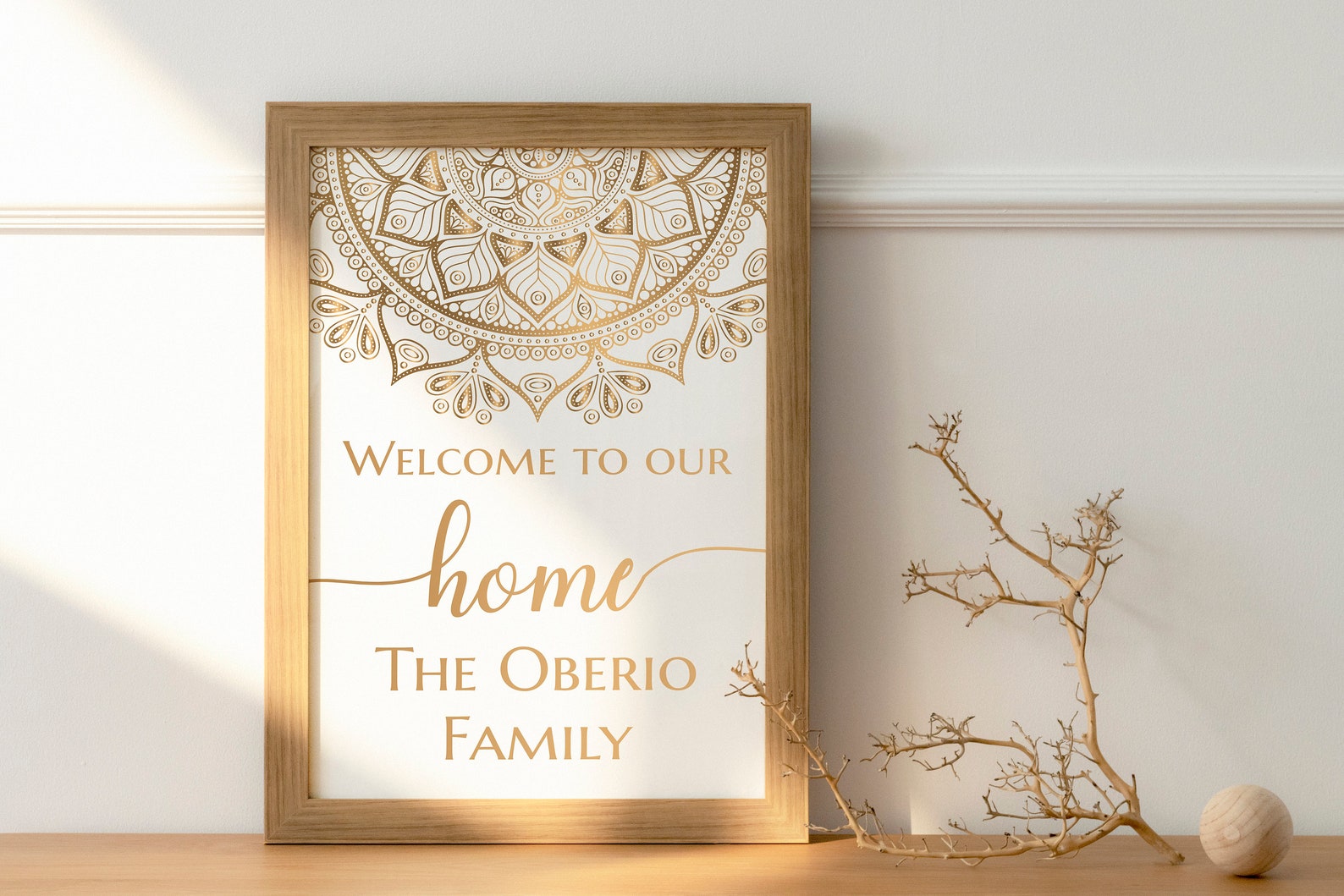 Welcome to Our Home Frame Home Welcome Sign Indian - Etsy