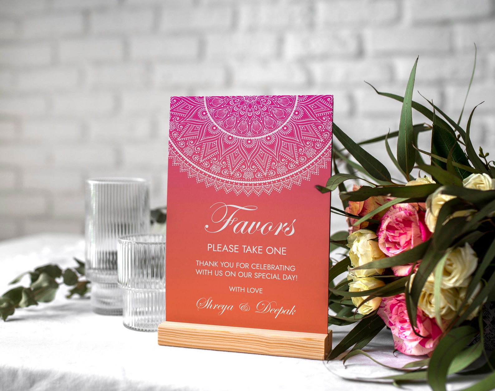 Wedding Sign Bundle Seating Chart Indian Theme Table Plan Wedding ...